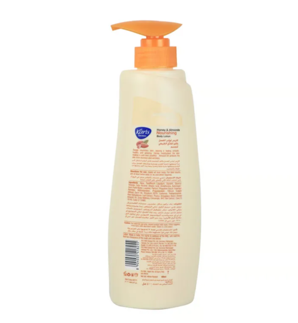 Karis Natural Honey & Almond Nourishing Body Lotion - 400ml — Amaco ...